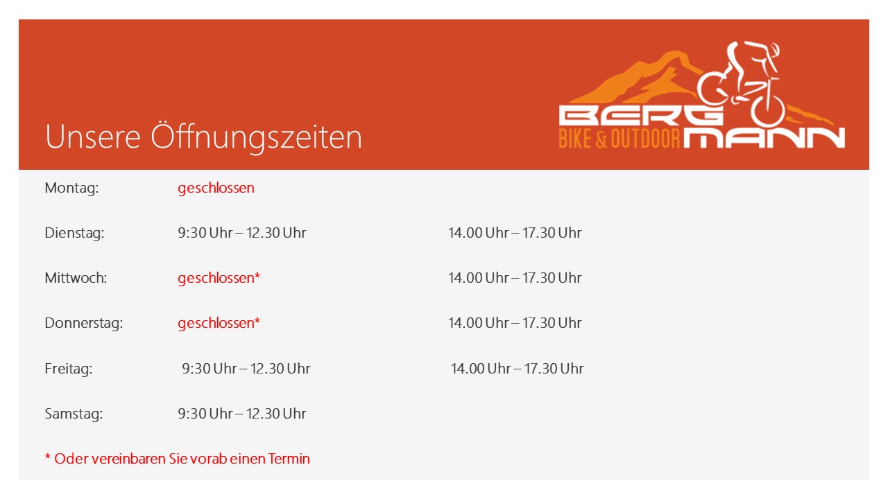 - Bergmann Bike & Outdoor, Bikes und Zubehör